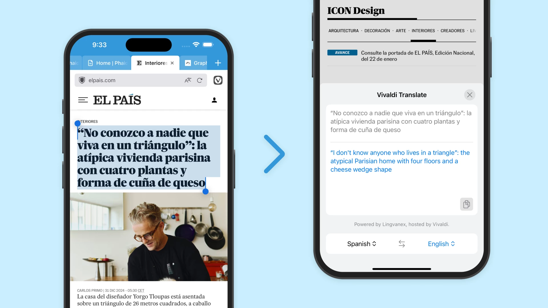 Релиз Vivaldi 7.1 для iOS: Vivaldi Translate, новый интерфейс ...