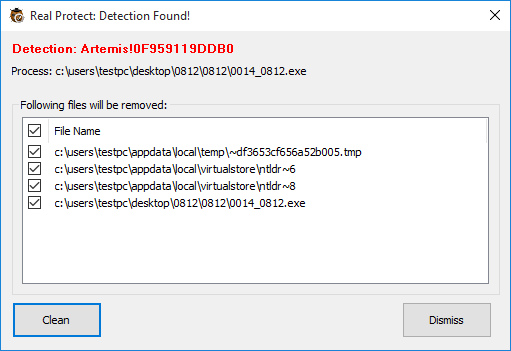 McAfee Real Protect Скриншоты - Comss.Антивирус